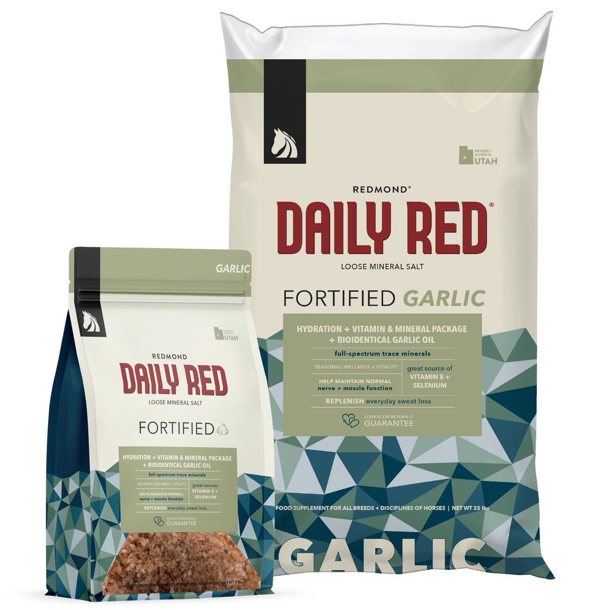 Daily Red® Fortified Garlic - Horse Vitamin & Mineral Supplement ...